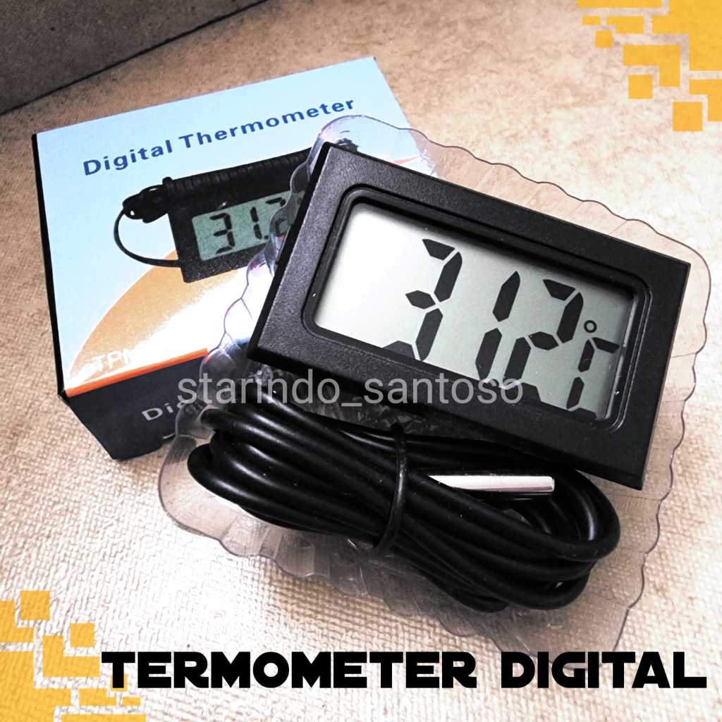 Jual Termometer kecil digital waterproof thermometer alat ukur suhu ...