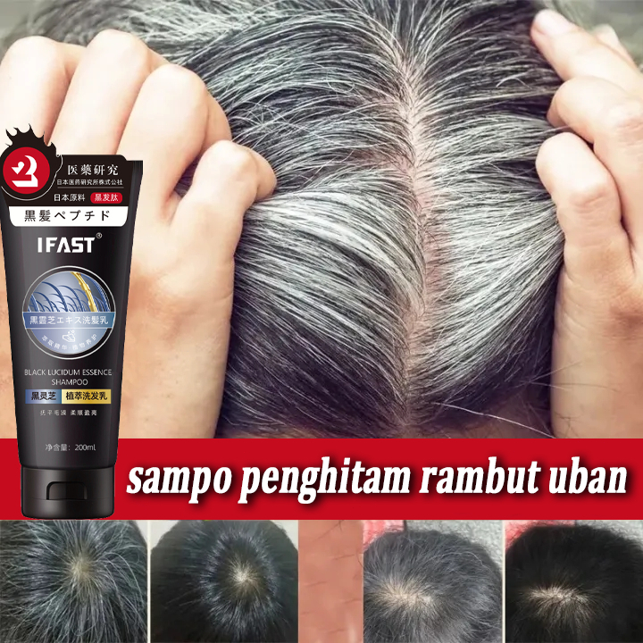 Jual 【Impor Jepang】sampo penghitam rambut uban shampo penghitam rambut ...