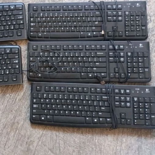 Jual KEYBORT LOGITEC SECOND + MOUS MEREK CAMPUR | Shopee Indonesia