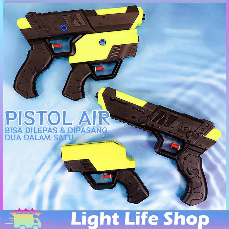 Jual 2 in 1 Pistol Mainan Air Anak Water Gun Tembak Tembakan Watergun ...
