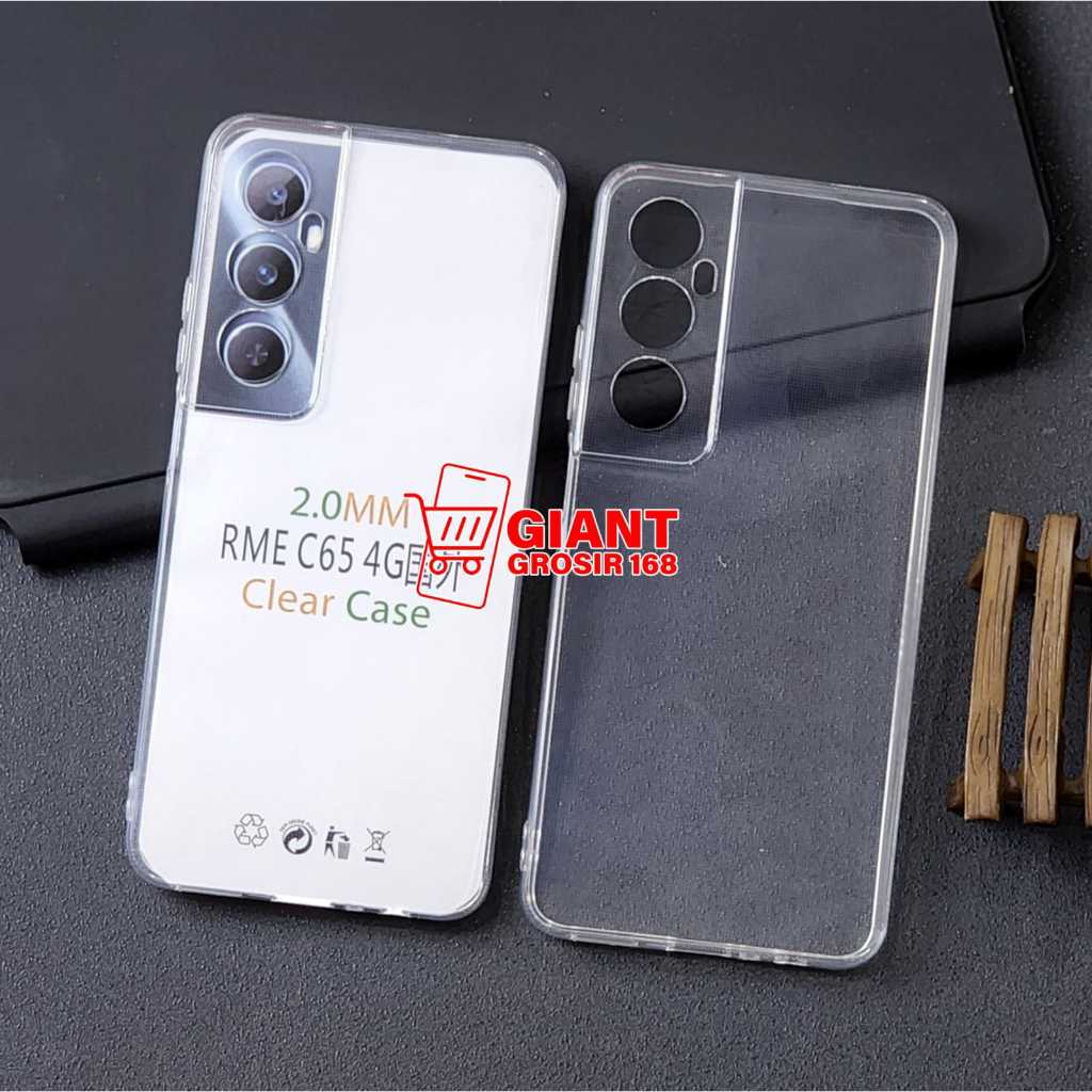 Jual REALME C65 CASE CLEAR HD 2.0MM CASE BENING TRANSPARAN REALME C65 ...