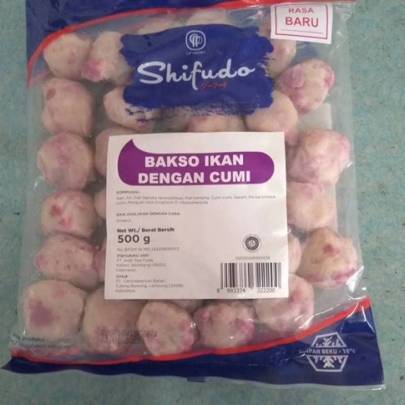Jual Bakso Bola Ikan Shifudo Cumi 500gr | Shopee Indonesia