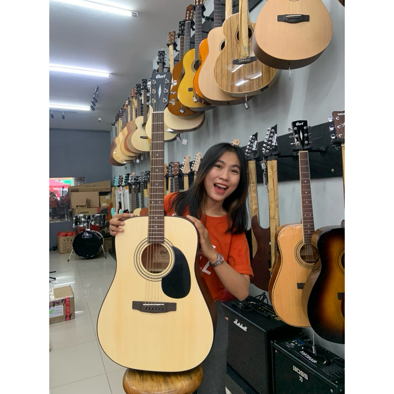 Jual Gitar Akustik CORT AD810 OP (Original)Natural | Shopee Indonesia