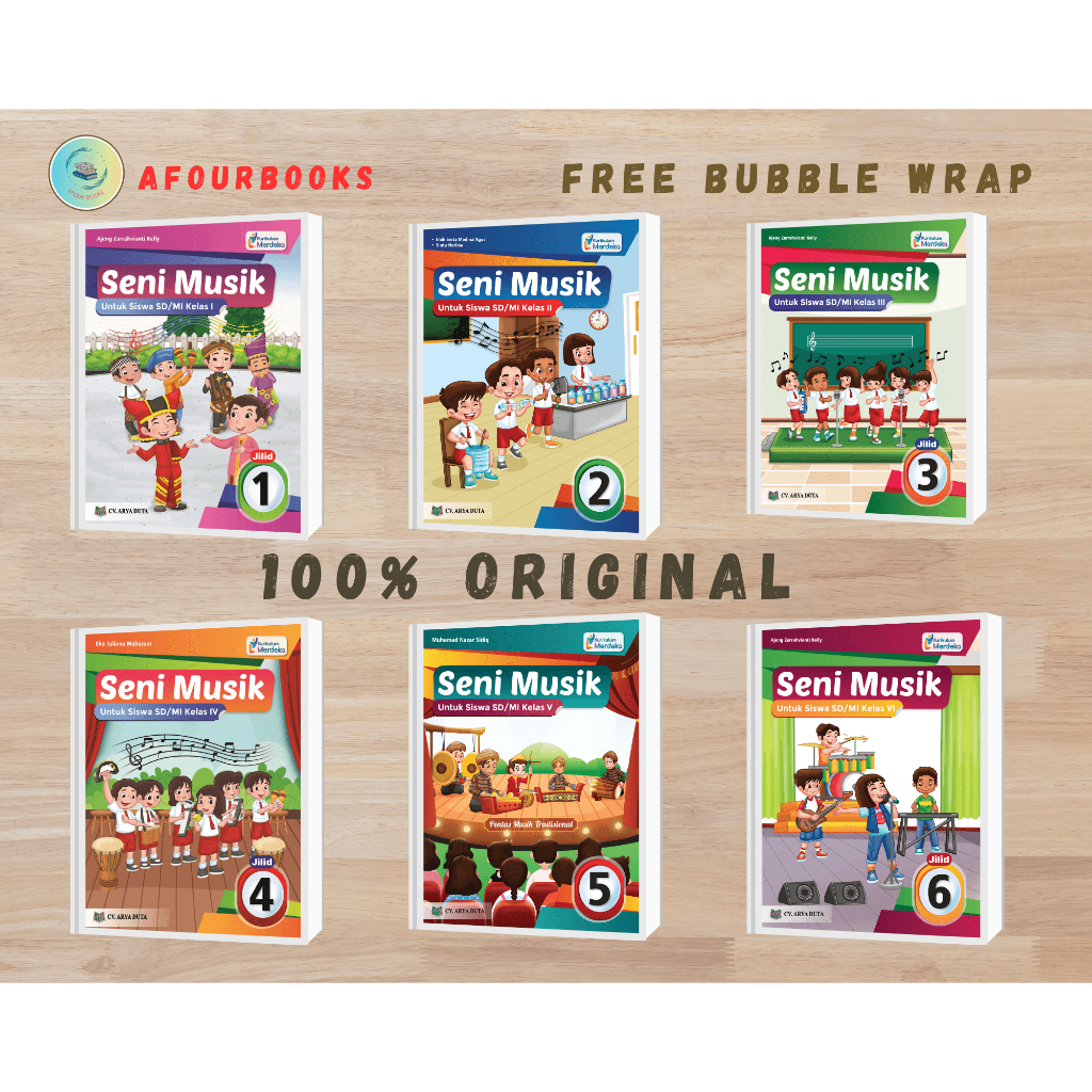 Jual Buku Seni Musik SD/MI Kelas 1/2/3/4/5/6 Kurikulum Merdeka - Arya Duta | Shopee Indonesia