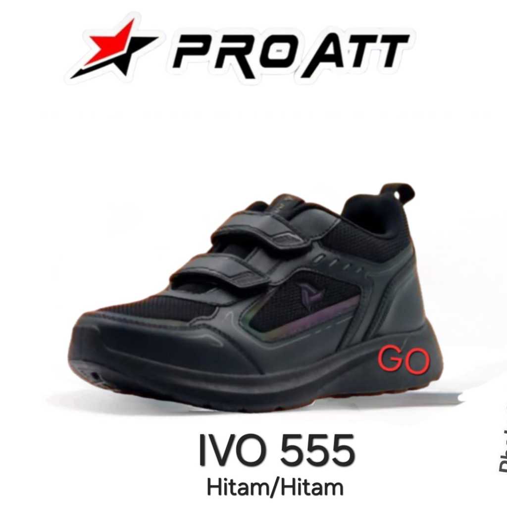 Jual gopro PRO ATT Sepatu PEREKAT sepatu sekolah hitam Sepatu PRO ATT PA/PC TEC OR MCL Sepatu ...