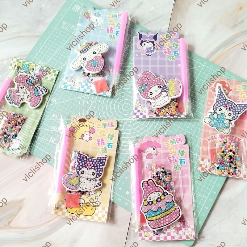 Jual Mainan Diy Diamond Busa Bisa Jadi Stiker Lucu/Edukasi Diamond ...