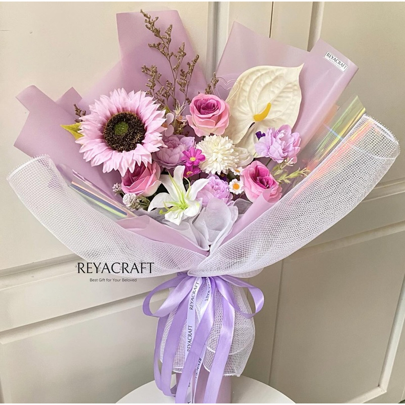 Jual REYACRAFT Buket Bunga Hari Wisuda / Sempro / Ulang Tahun | Buket ...