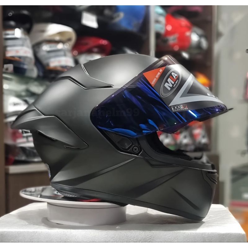 Jual HELM MLA TTC FULL FACE MURAH SNI BISA COD | Shopee Indonesia