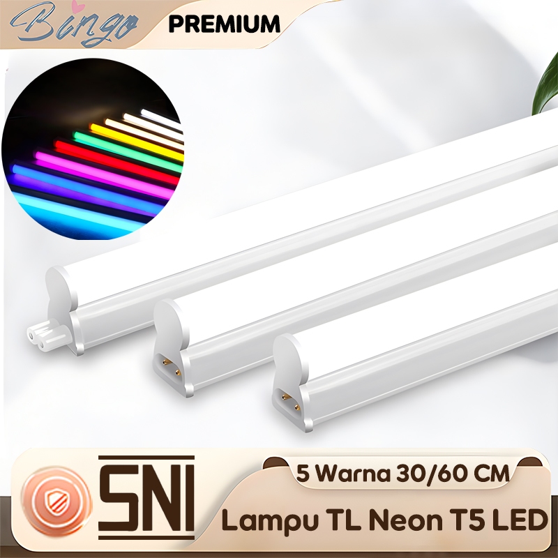 Jual Lampu TL Neon T5 LED 5W(30cm)/10W(60cm) Tube Warna Warni SNI | Shopee Indonesia