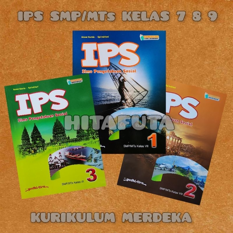 Jual Buku Kurikulum Merdeka Ips SMP MTs Kelas 7 8 9 VII VIII IX 1 2 3 Original Penerbit ...