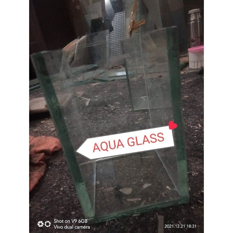 Jual Soliter cupang akuarium mini cupang Guppy chana ukuran 10x10x15 ...