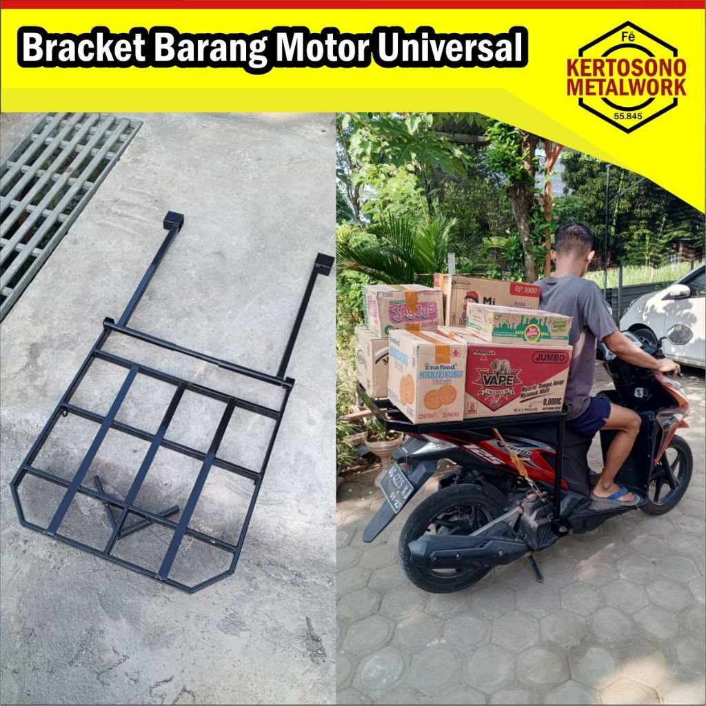 Jual Bracket Barang Motor Universal breket matic bebek serba guna ...