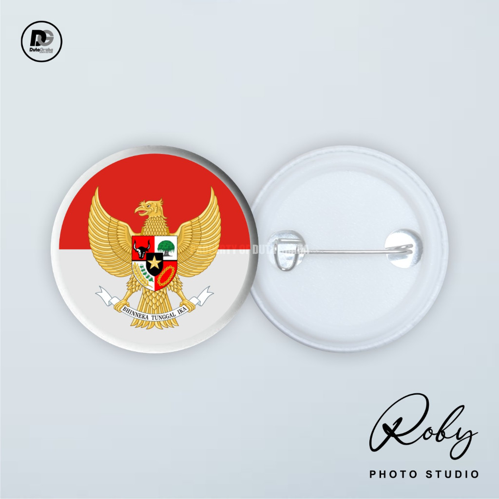 Jual [PIN PRESS] GARUDA PANCASILA MERAH PUTIH Pin Bros Aksesoris ...