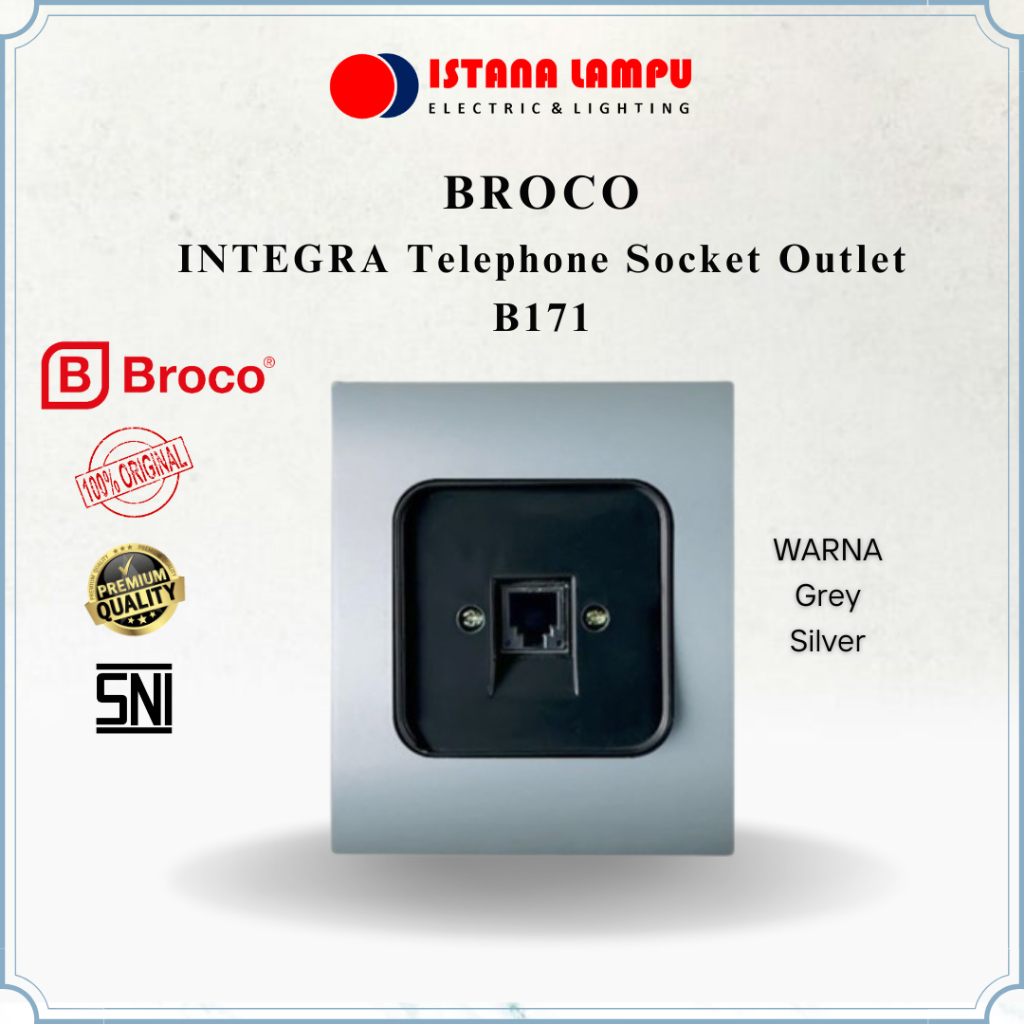 Jual B171 Broco Integra Stop Kontak Telepon | Shopee Indonesia