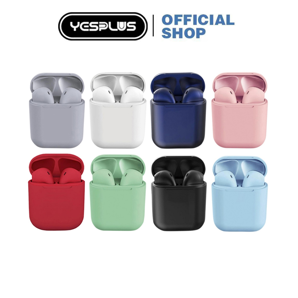 Jual Headset Bluetooth YESPLUS Inpods I12P TWS Bluetooth 5.0 Macarone ...