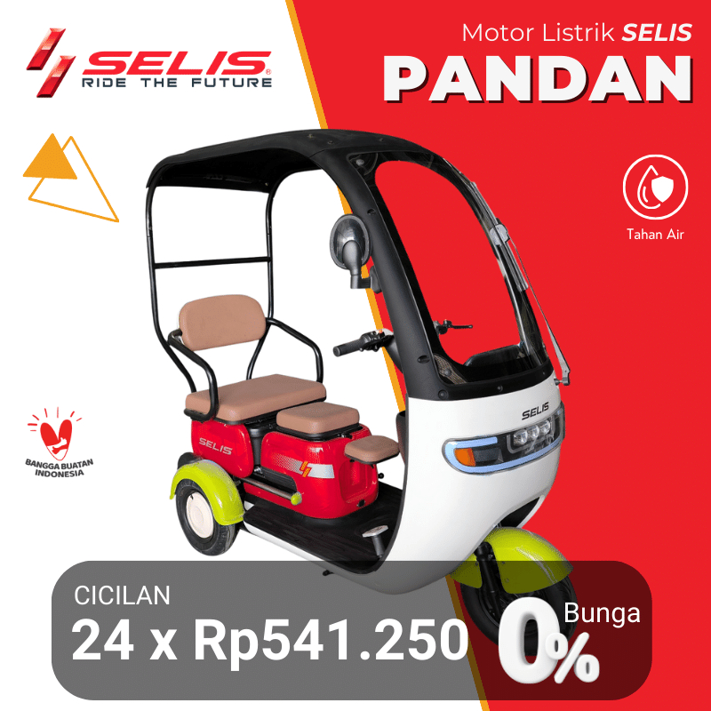 Jual SELIS - Motor listrik Pandan ( Roda 3 ) | Shopee Indonesia
