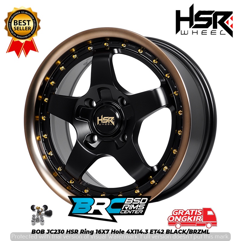 Jual VELG HSR BOB R16 BUAT MOBIL Attivo Xenia New Accord VTI Cielo ...