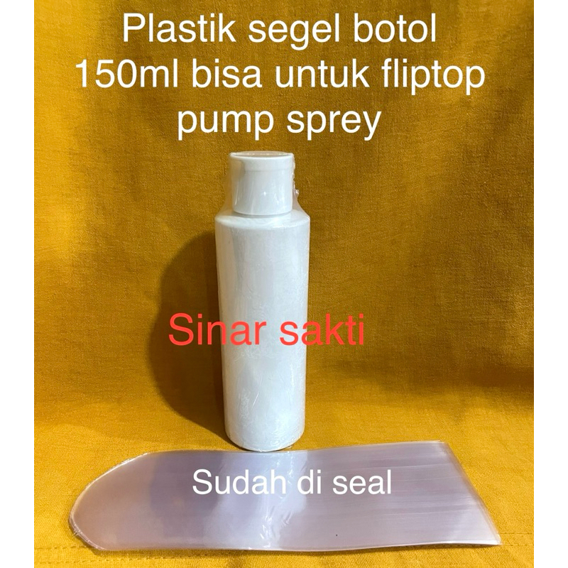 Jual plastik segel botol 150ml sudah di seal /plastik segel 150ml ...