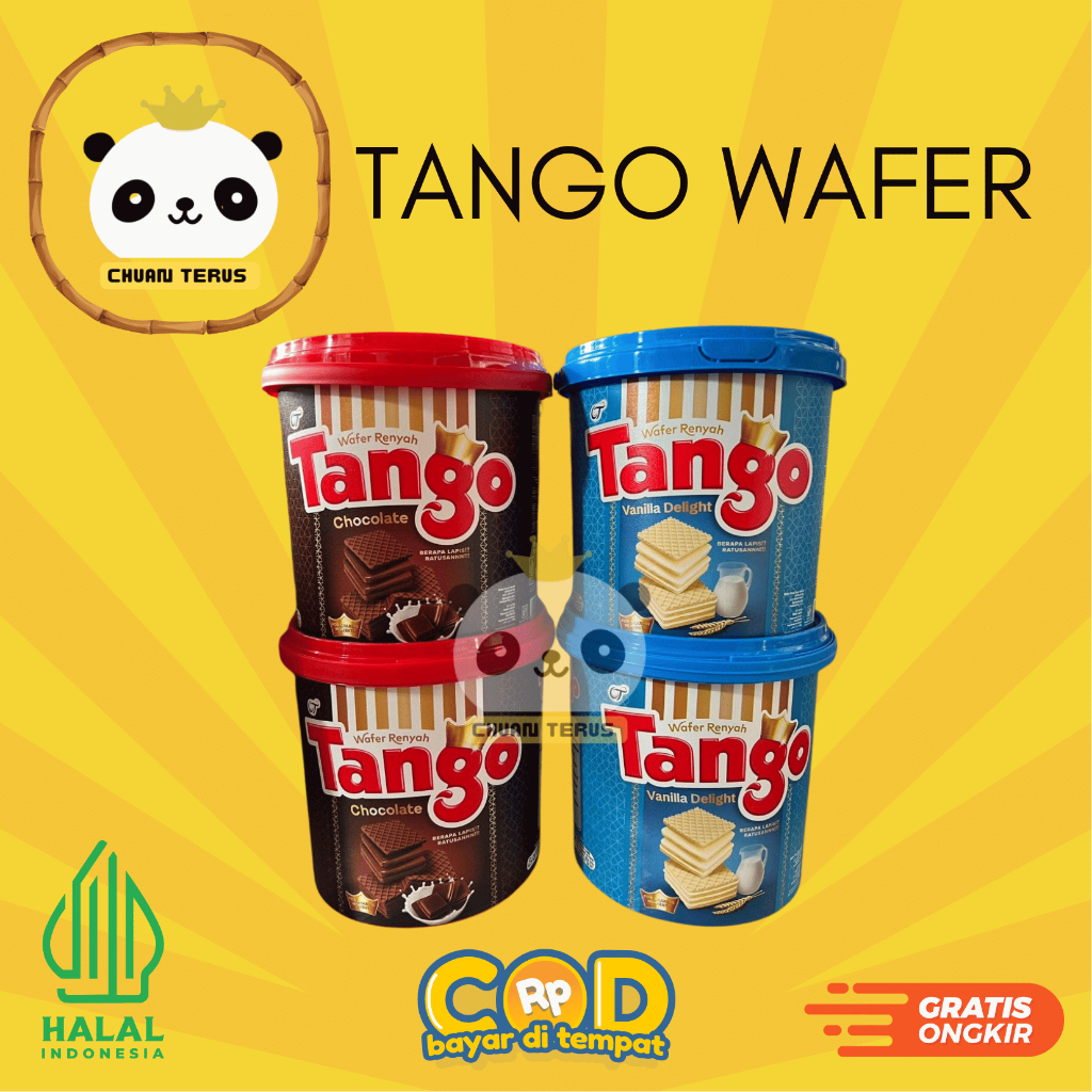 Jual Wafer Tango Coklat Ember PVC Wafer Tango Timba Vanilla 240 Gram ...