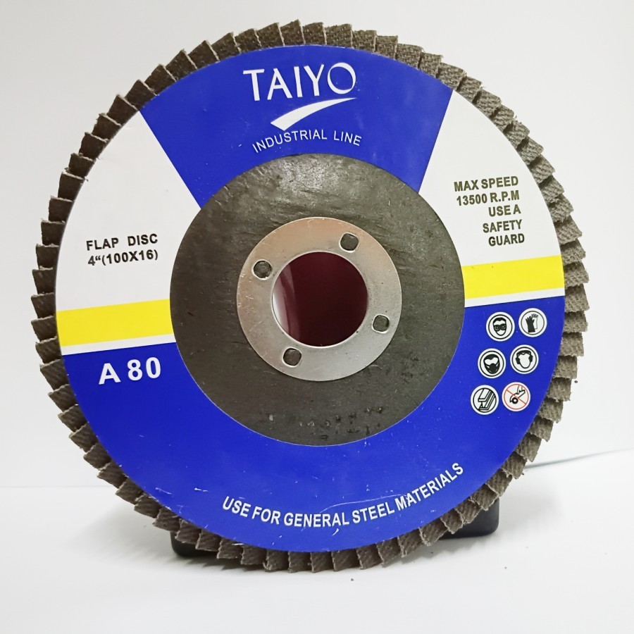 Jual Flap Disc / Batu Gerinda Amplas, Taiyo 4" (100x16) Per PCS ...
