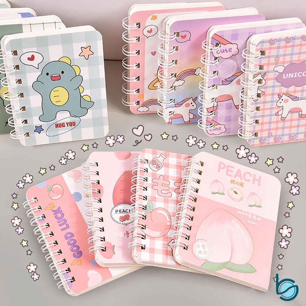 Jual Mini Notebook / Buku Catatan Kecil A7 Motif Lucu/ Buku Notobook ...