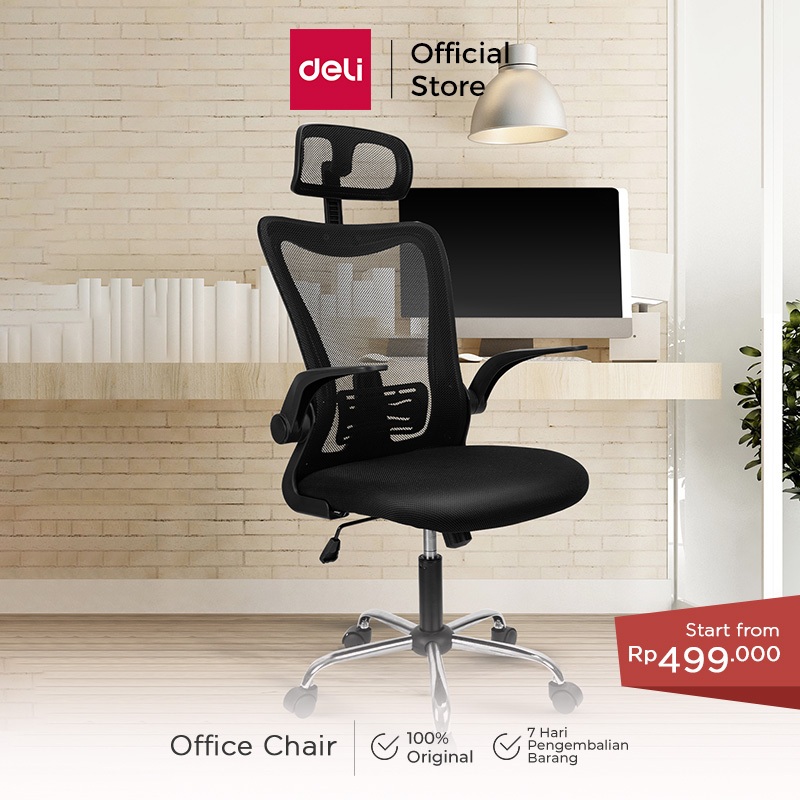 Jual Deli Furniture Office Chair / Kursi Kantor Kursi Kerja Jaring ...