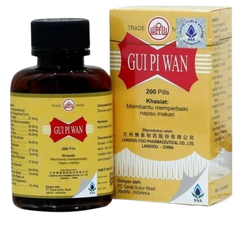 Jual Gui Pi Wan 200'S - Menguatkan Limpa, Jantung, Menambah Darah ...