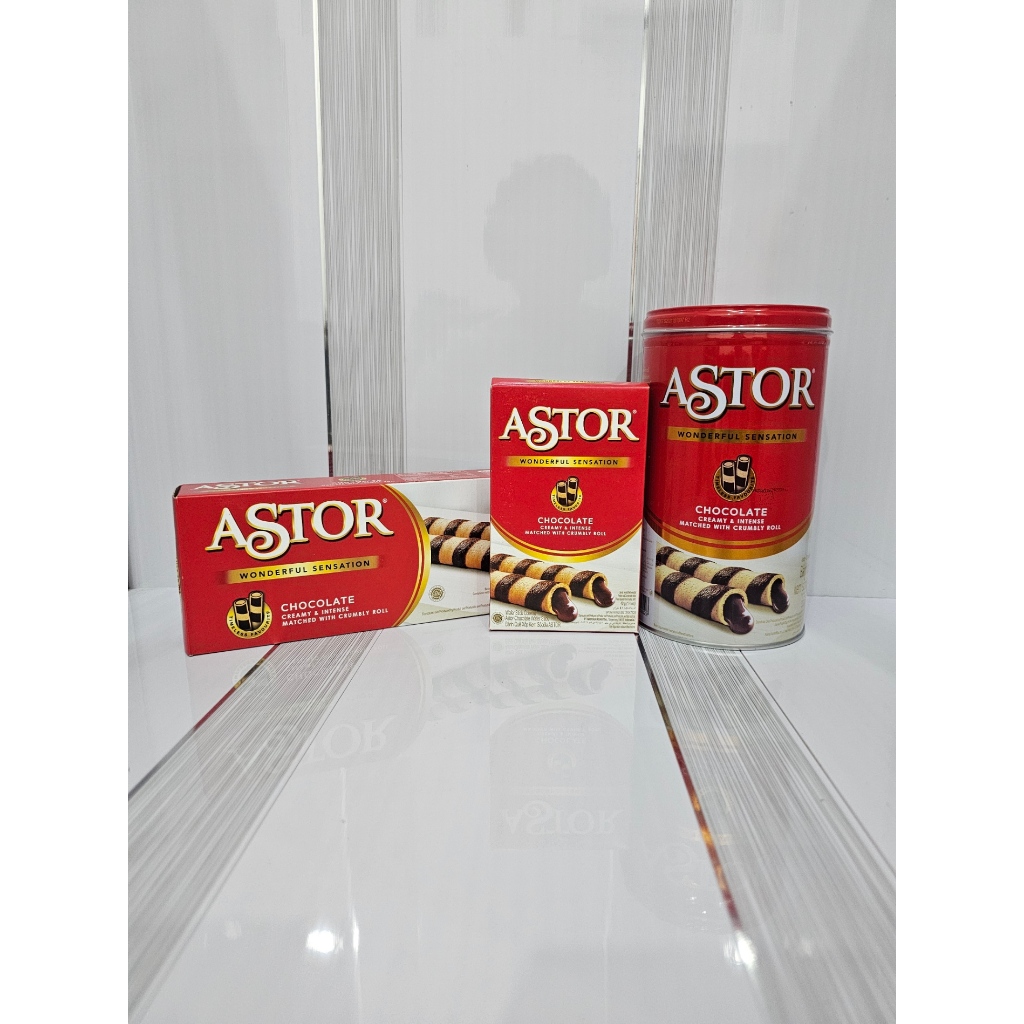 Jual Astor Stick Wafer Chocolate Box 40g/150g | Kaleng 330g | Shopee Indonesia
