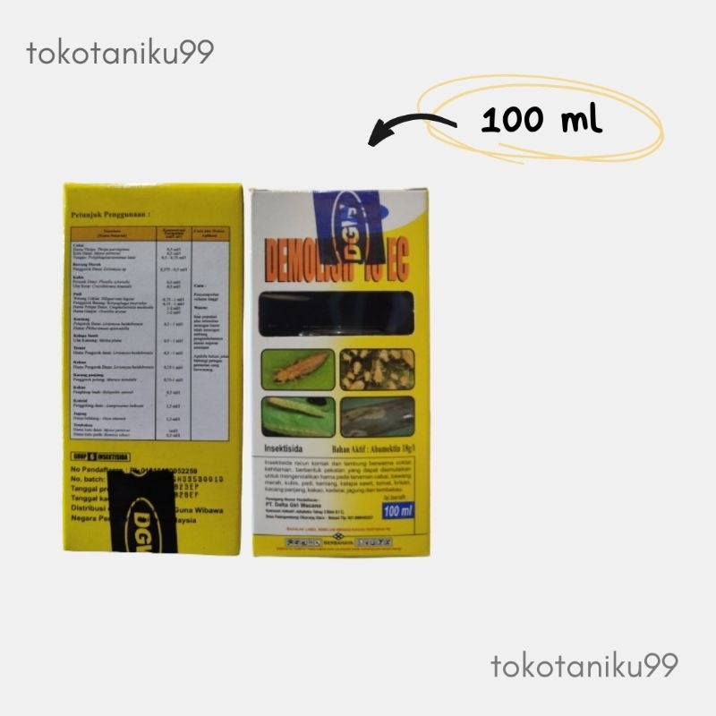 Jual Insektisida DEMOLISH 18 EC Bahan Aktif : Abamektin 18 g/l isi ...