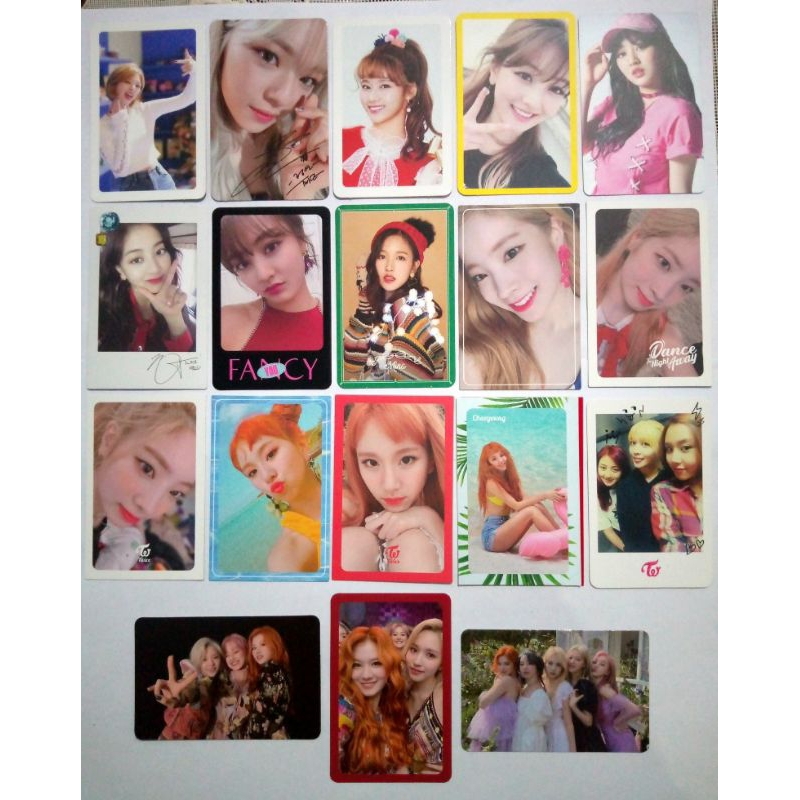 Jual Official Photocard PC Twice Nayeon Jeongyeon Momo Sana Jihyo Mina Dahyun Chaeyoung Tzuyu ...