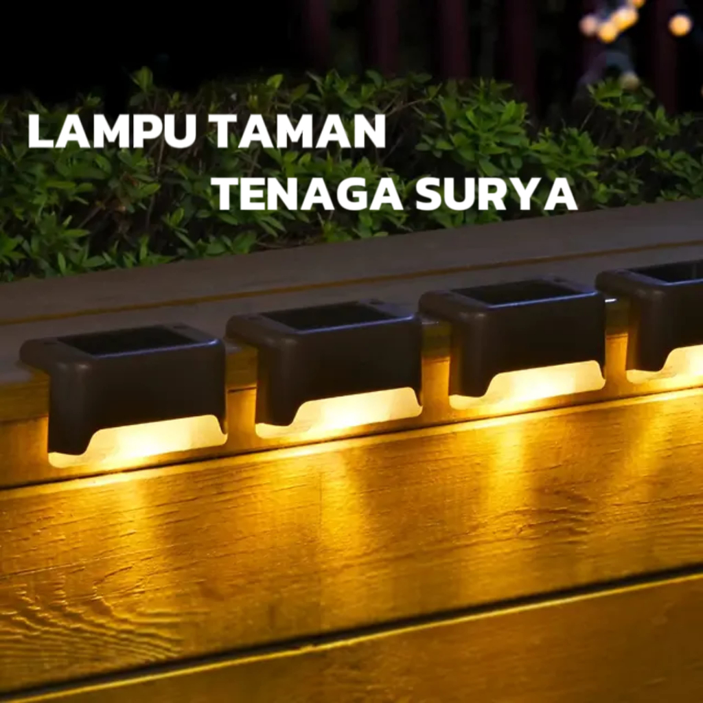 Jual Lampu Hias Pagar Taman Tenaga Surya / Lampu Tangga Taman Solar Led ...