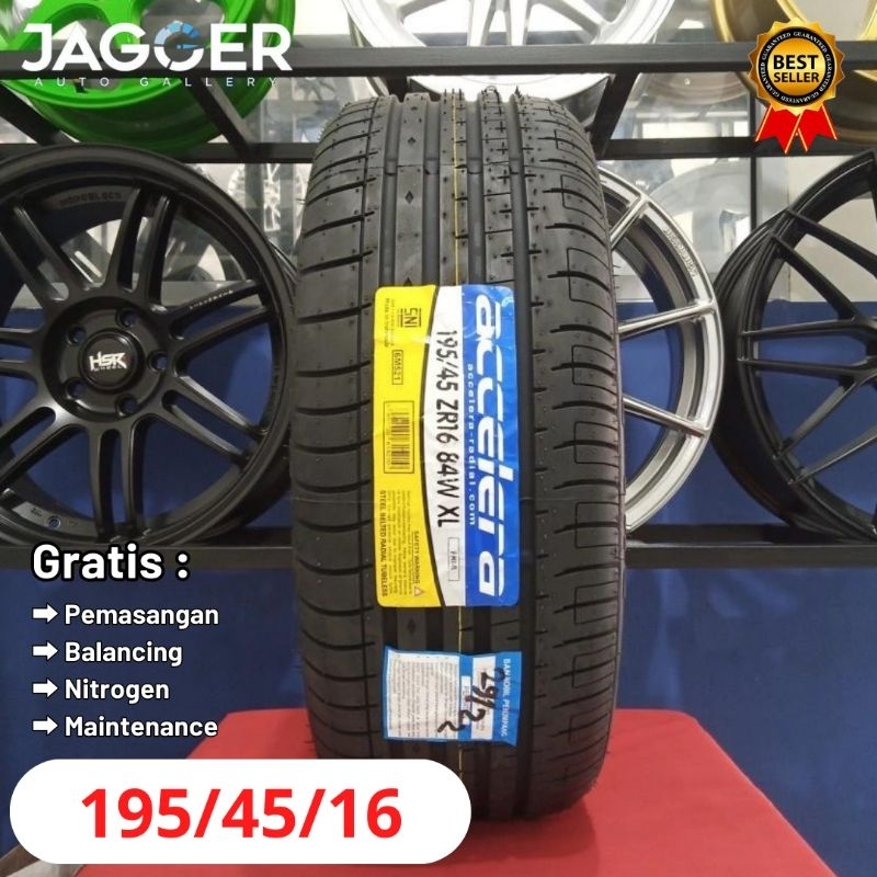 Jual Ban Mobil Ceper Tipis Ukuran 195 45 Ring 16 Merek Accelera PHI-R ...