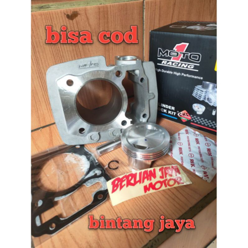 Jual blok seher/boring bore up moto 1 uk 63mm/66mm/70mm buat honda crf150/verza | Shopee Indonesia