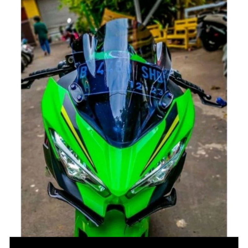 Jual WINSHIELD NINJA FI VISOR NINJA FI MODEL HOTBODIES TEBAL 3 MILI ...