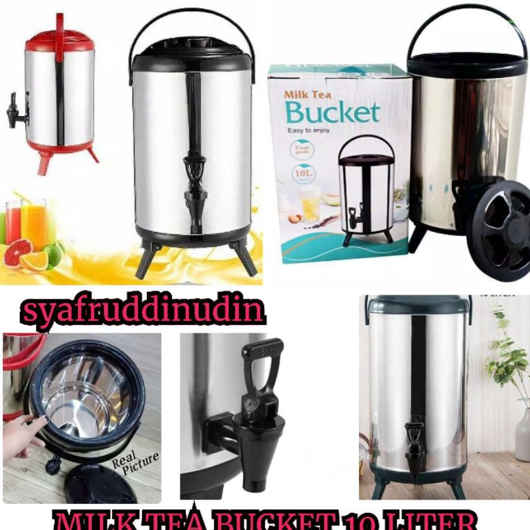 Jual Harga Bersahabat DRINK JAR MILK TEA BUCKET 1L TERMOS AIR PANAS ...