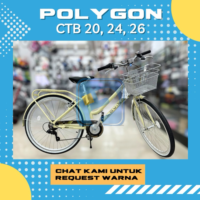 Jual SEPEDA MINI CTB 20 24 26 POLYGON LOVINA REMAJA CEWEK PEREMPUAN ...