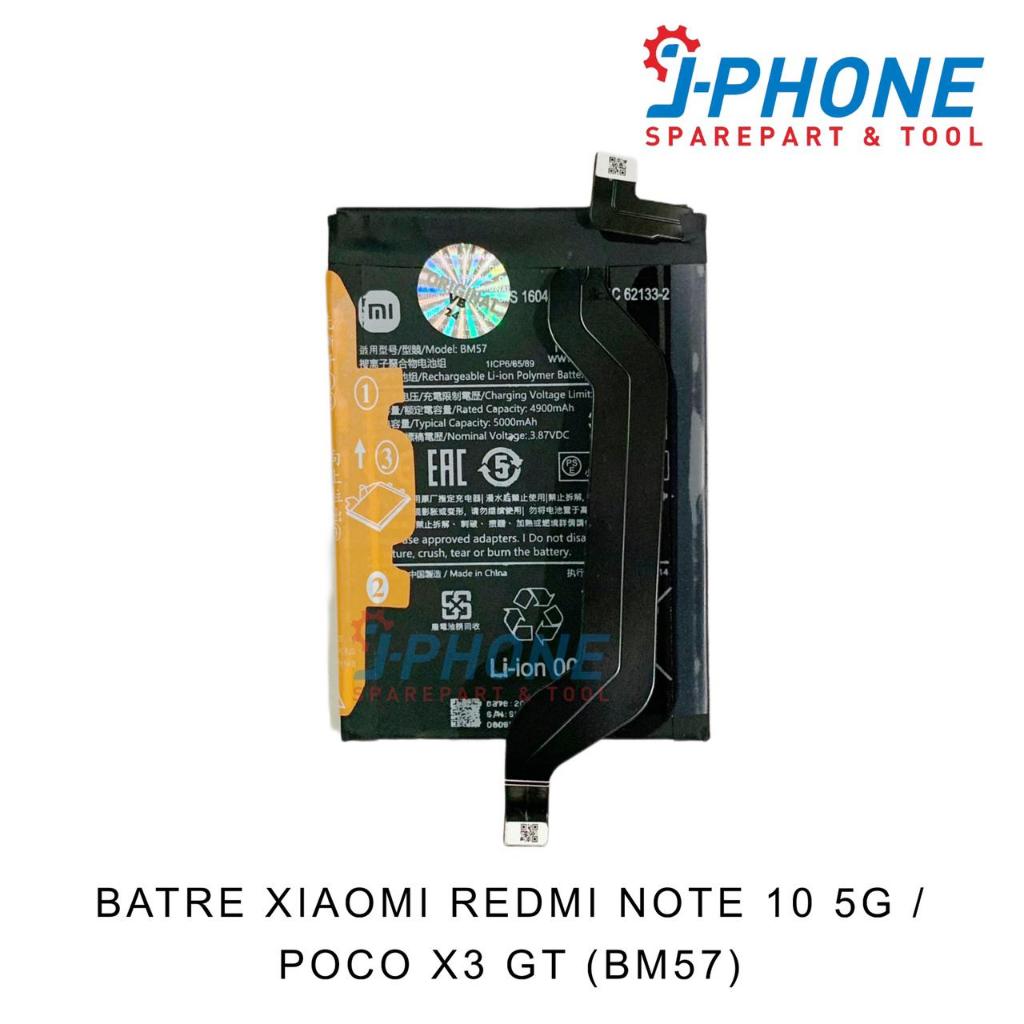 Jual BATRE BATERAI BATTERY XIAOMI REDMI NOTE 10 5G / POCO X3 GT (BM57 ...