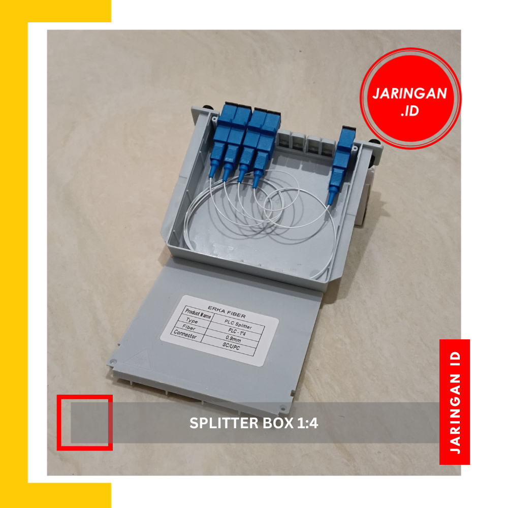 Jual PASSIVE SPLITTER PLC BOX 1 : 4 SC UPC GRADE TELKOM | Shopee Indonesia