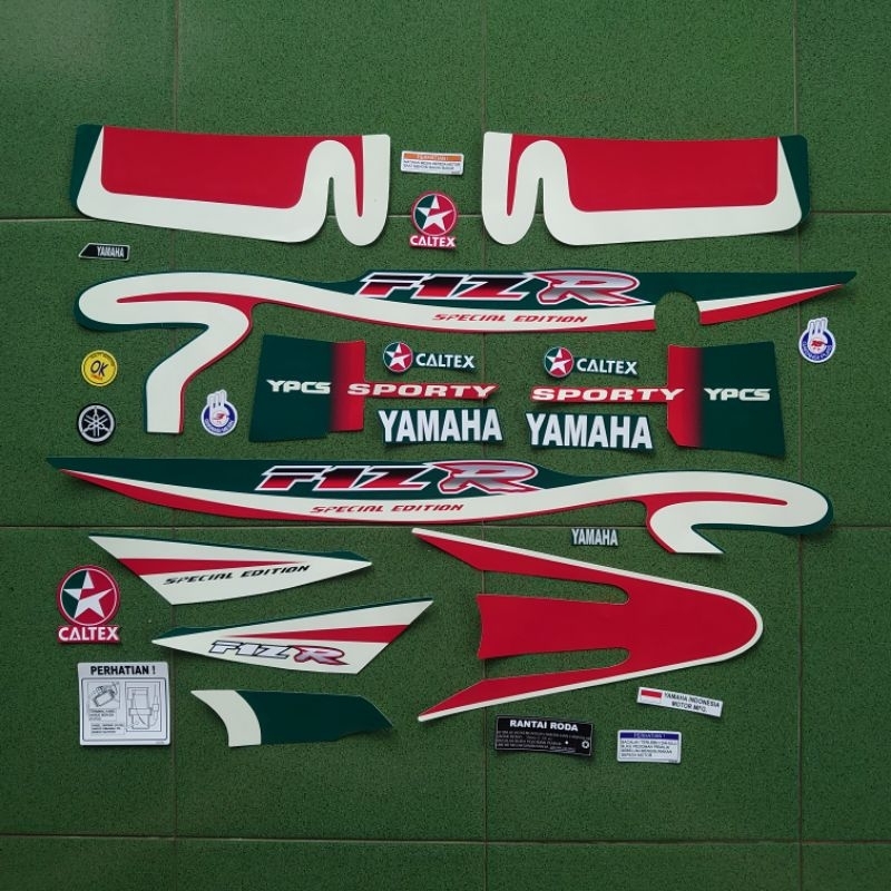 Jual Striping yamaha f1z r caltex oringinal 3M | Shopee Indonesia
