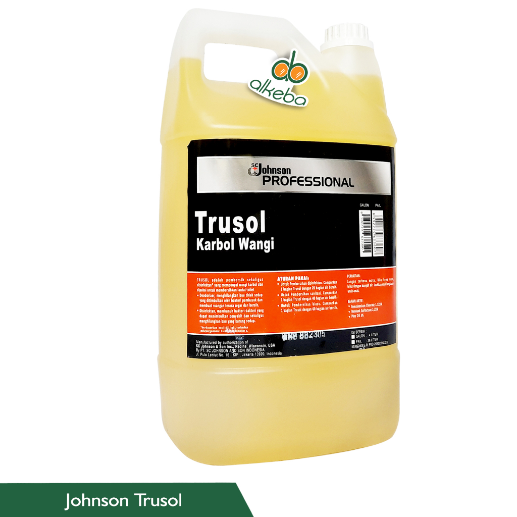 Jual Pine trusol SC Johnson 4 Liter Pembersih disinfectant dengan wangi ...
