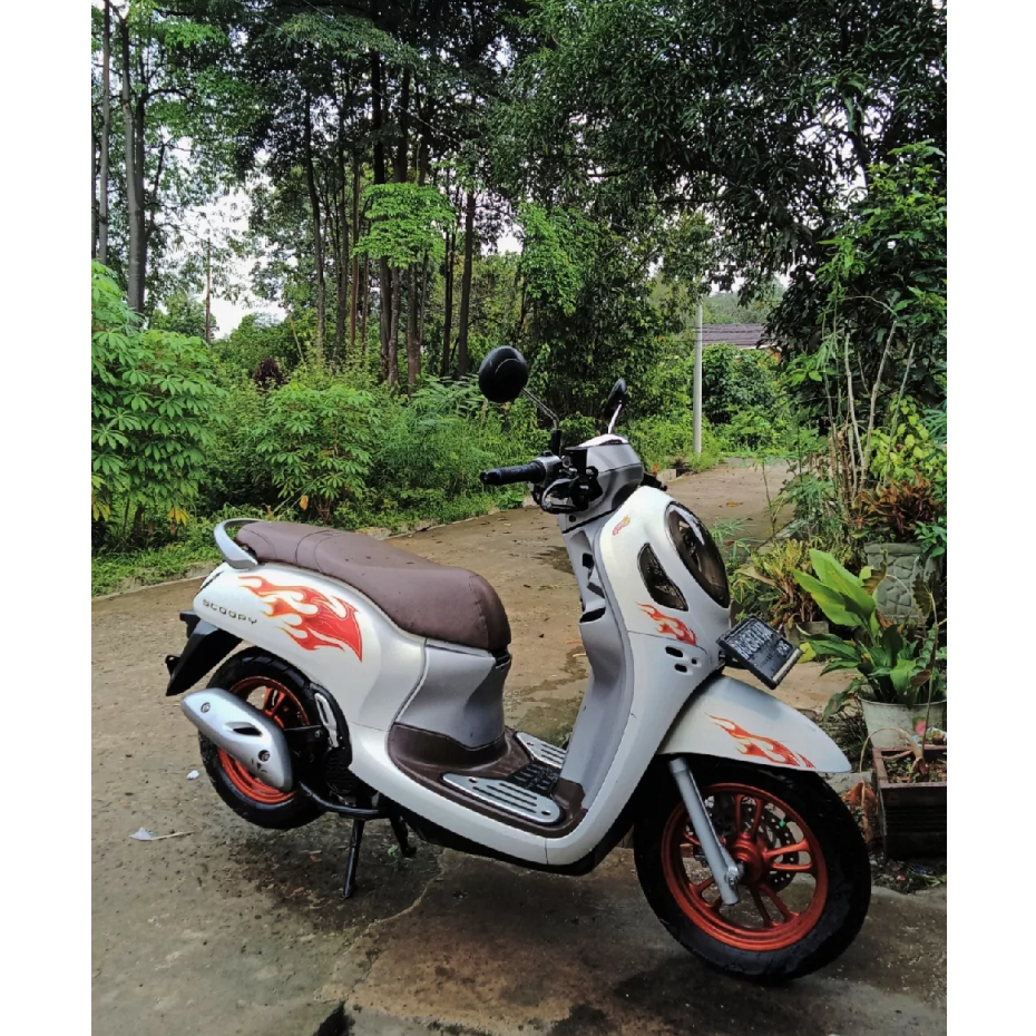 Jual STRIPING SCOOPY ALL NEW MOTIF API LIS STICKER TRANSPARAN BENING ...