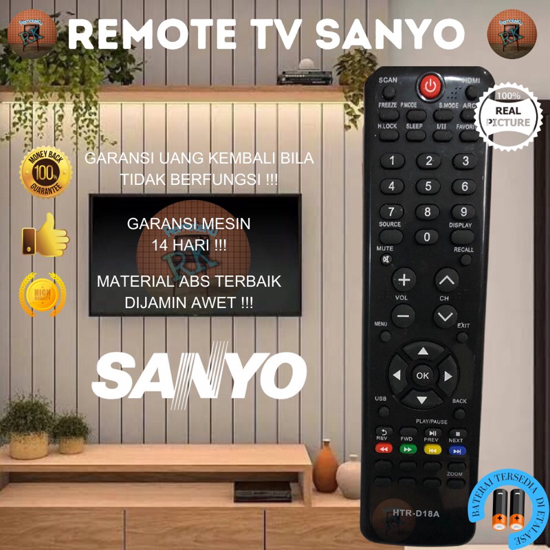 Jual Remot Remote Tv Sanyo/Aqua LCD LED | Shopee Indonesia Jual Remot Remote Tv Sanyo/Aqua LCD LED | Shopee Indonesia
