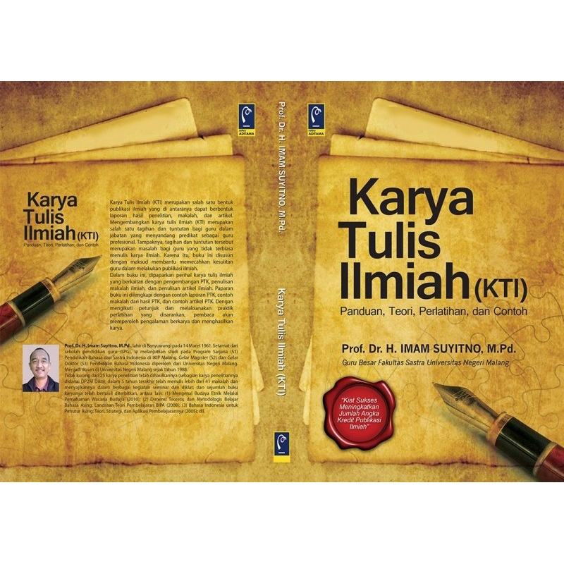 Jual Karya Tulis Ilmiah Panduan Teori Pelatihan dan Contoh - Imam ...