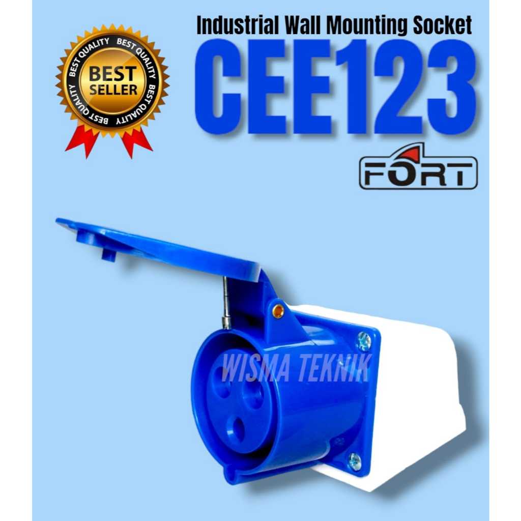 Jual INDUSTRIAL SOCKET 32 A 3 PIN FORT CEE123 | Shopee Indonesia