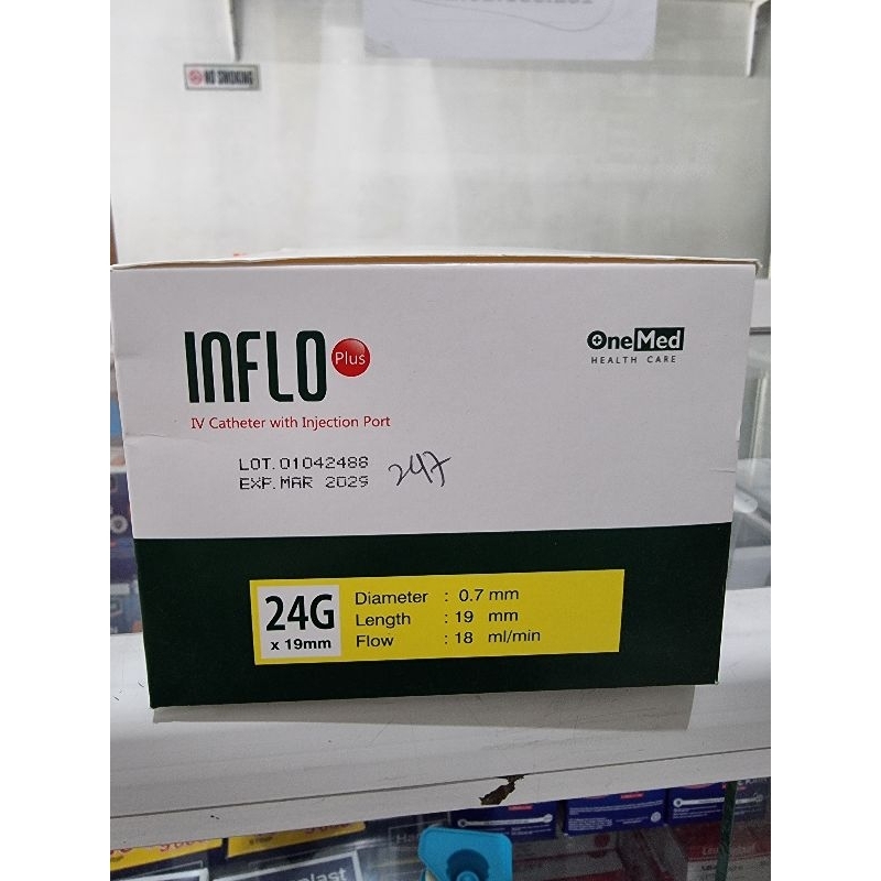 Jual IV Cath Inflo PLUS Onemed 24G | Shopee Indonesia