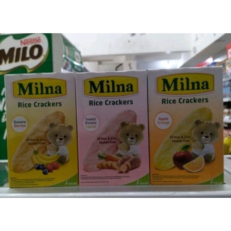 Jual MILNA RICE CRACKERS ALL VARIAN | Shopee Indonesia