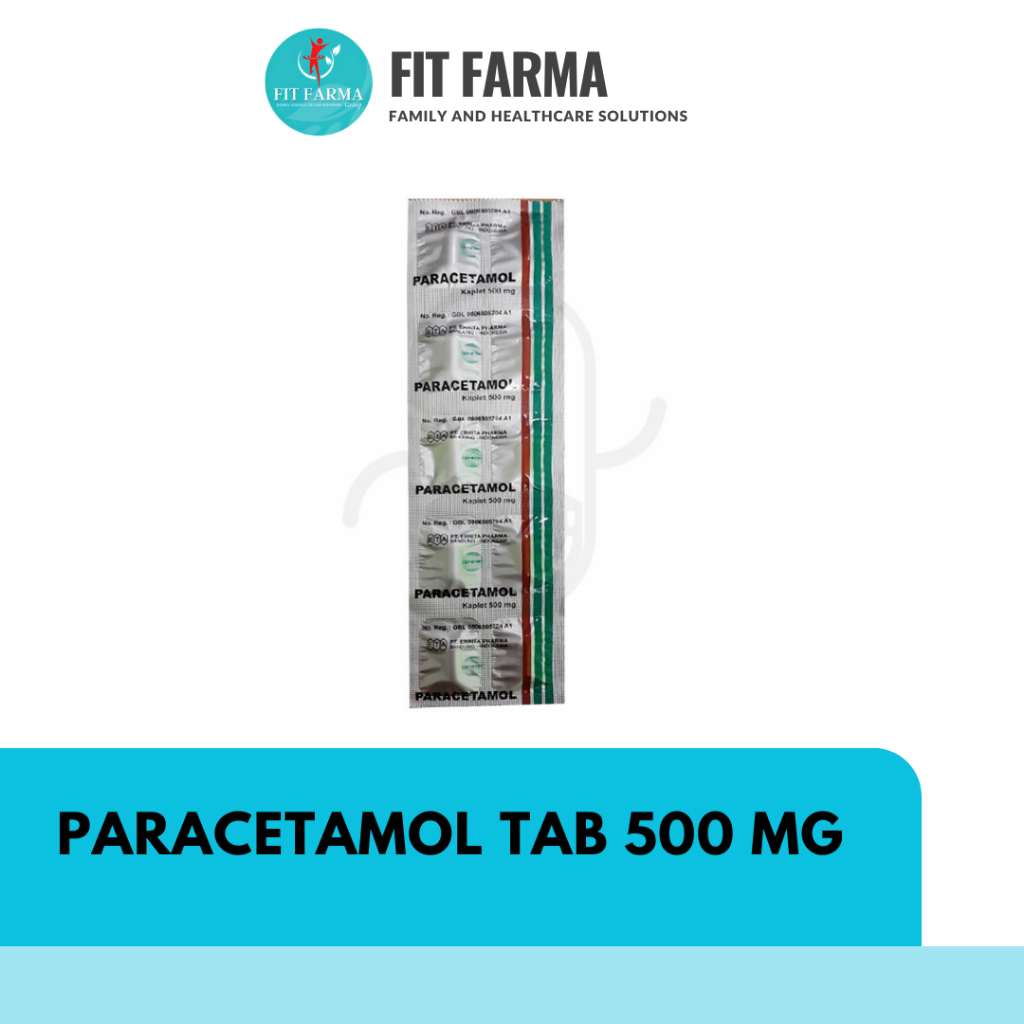 Jual PARACETAMOL TAB 500 MG ( ERITA PHARMA ) | Shopee Indonesia
