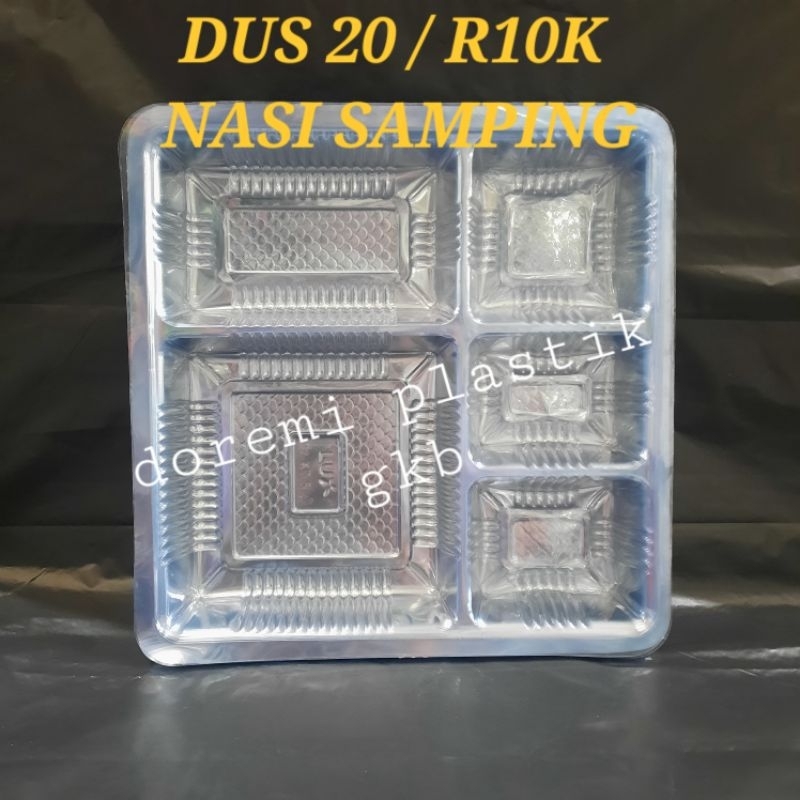 Jual mika dus dos nasi ukuran 18 20 22 nasi pinggir samping tengah ...