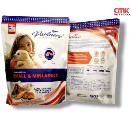 Jual Dog Food Dry PARTNERS Premium Formulatd for Small & Mini Adult 2 ...