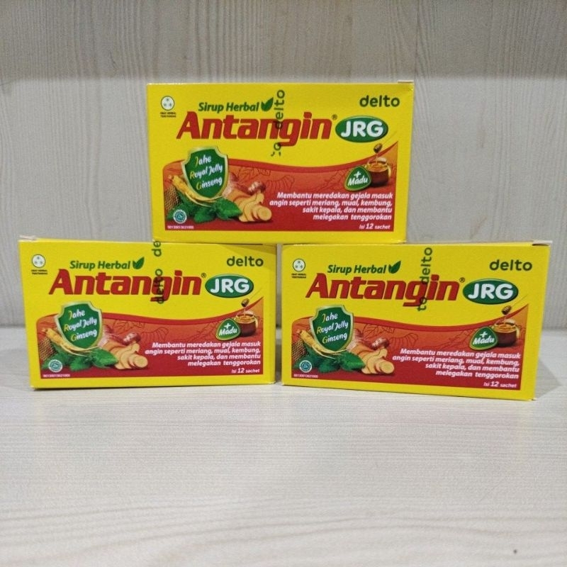 Jual Antangin JRG Sirup Herbal Box (12 sachet) - Mengatasi Masuk Angin ...